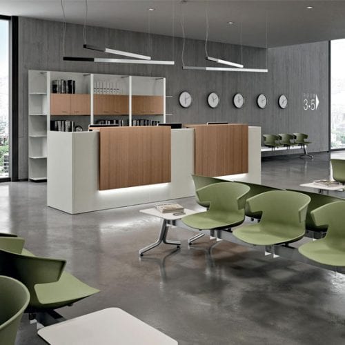 Z2 Reception Desk, Choice of Finishes | BT Office UK