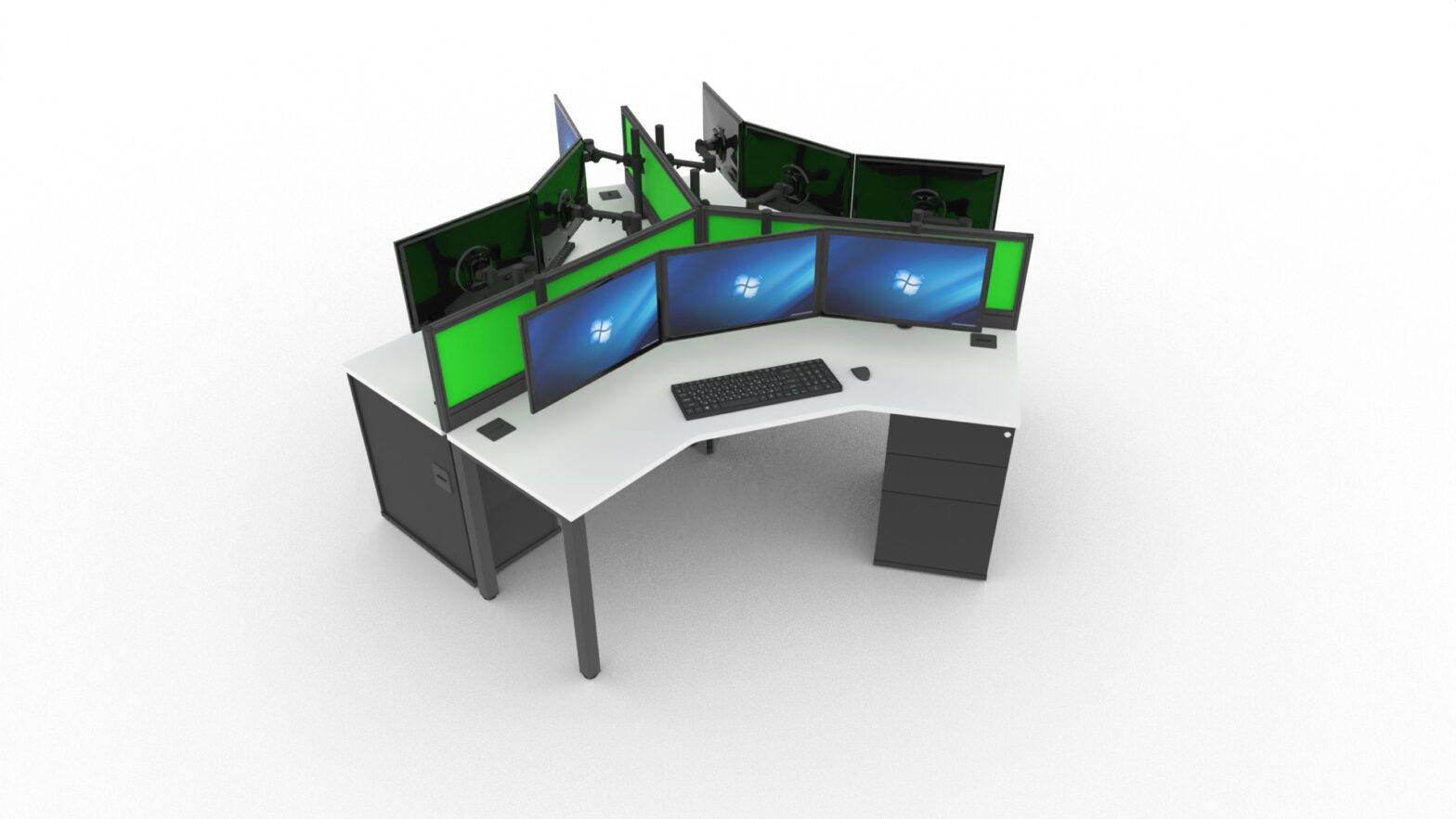 The Best Office Desks For Two Or Three Monitors | BT Office