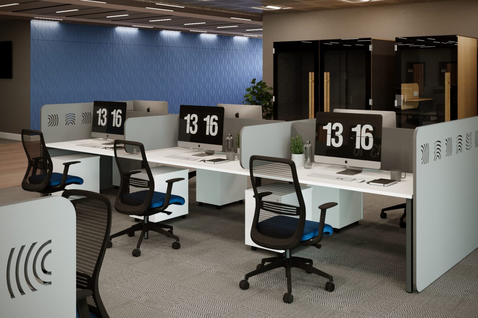 3 Ways to Incorporate Acoustic Screens in Your Office